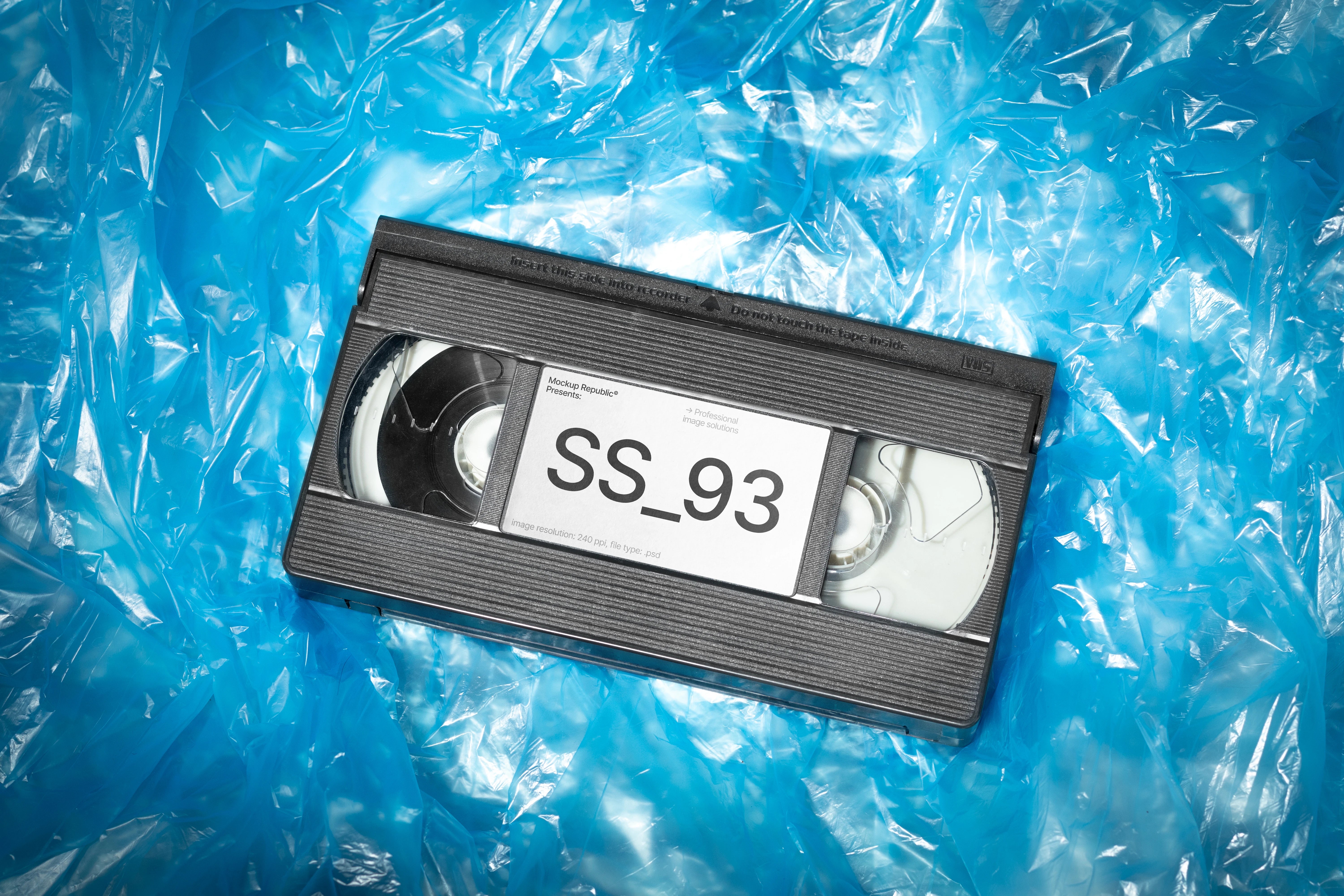 VHS Tape Mockup SS_93 – Mockup Republic