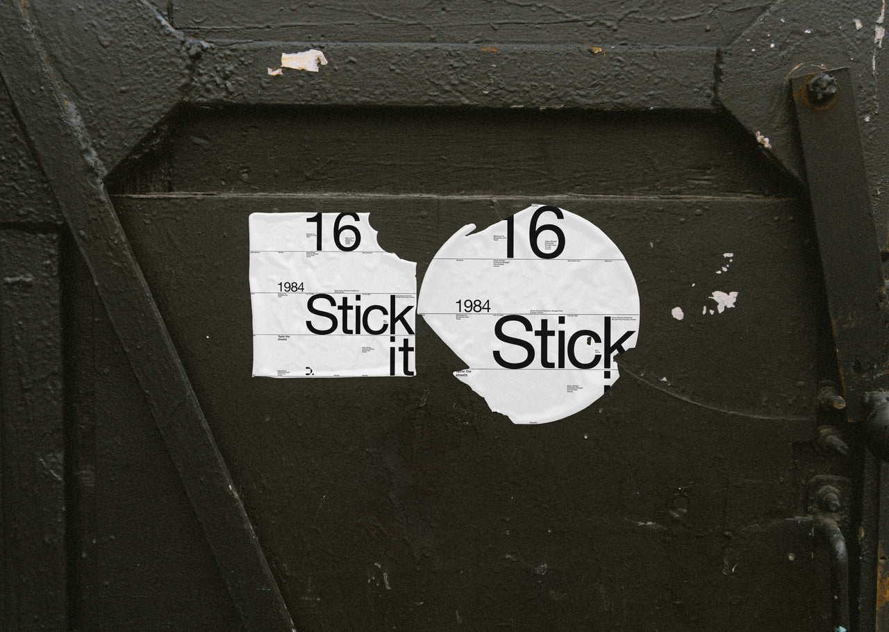 Urban Stickers – Mockup Republic