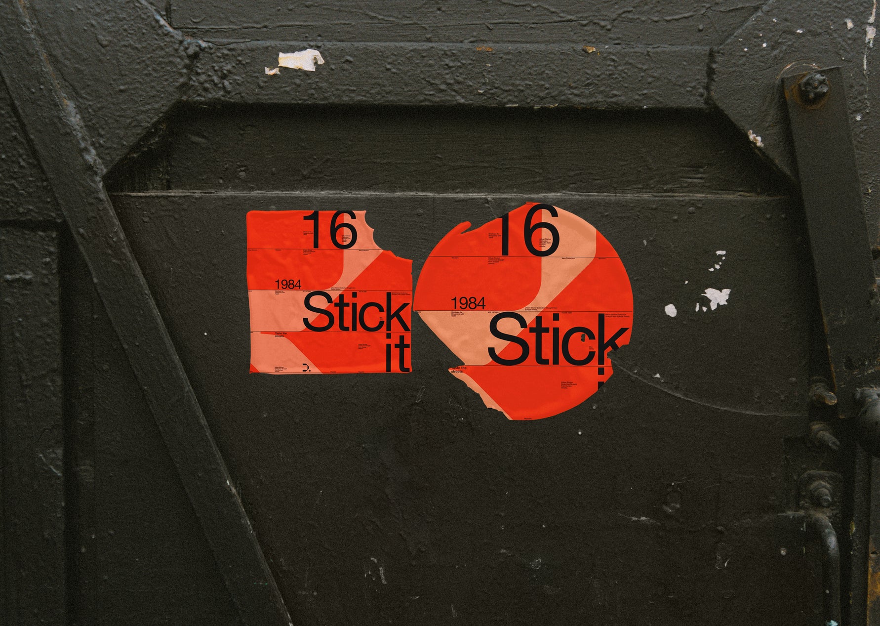 Urban Stickers – Mockup Republic