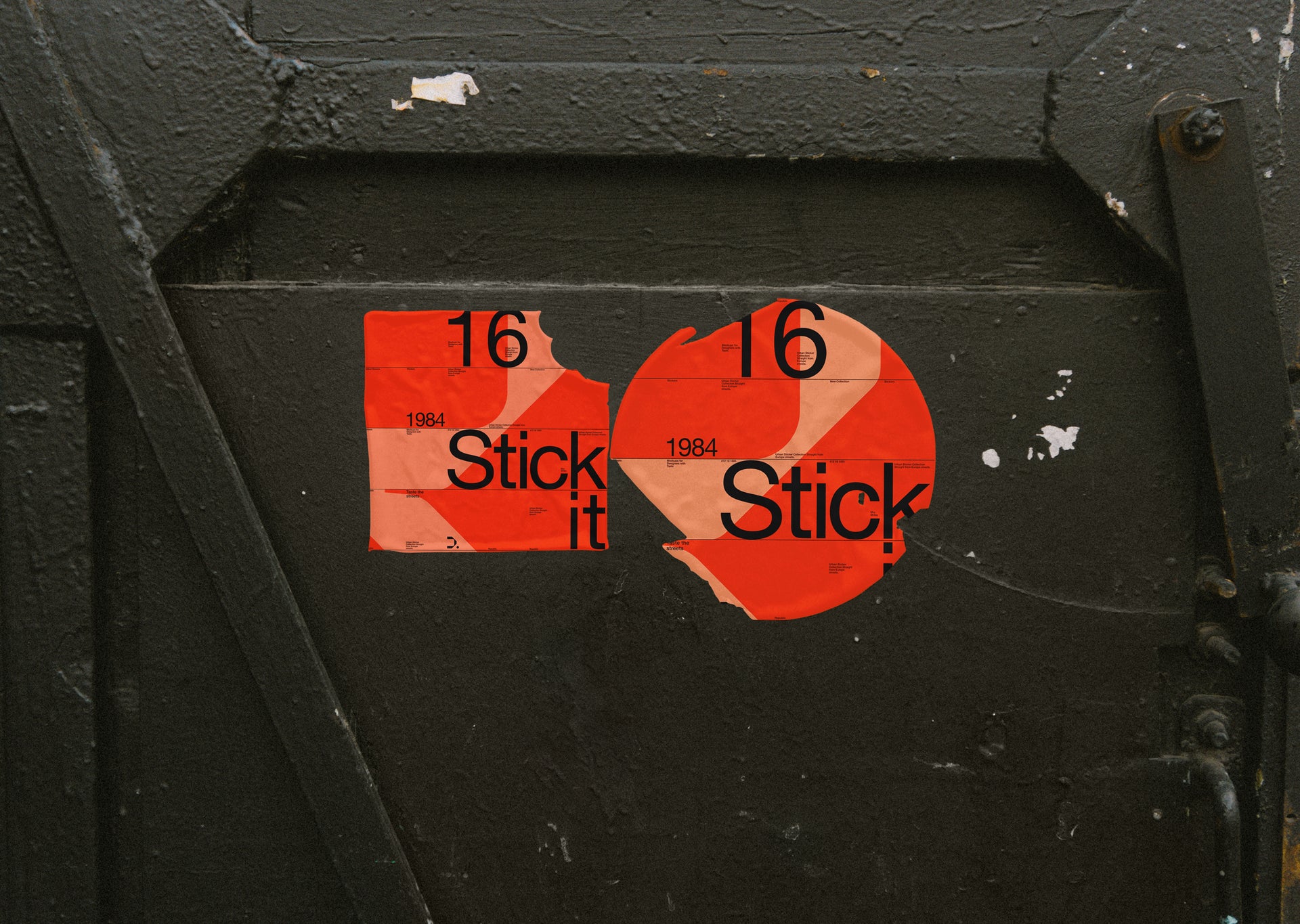 Urban Stickers – Mockup Republic